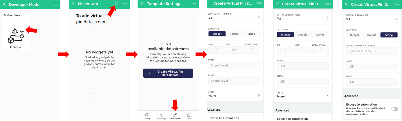 Sound Level Detector Using Maker Uno Paired With Esp8266 Grove Wifi On Blynk
